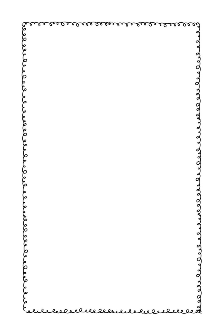 Printable Blank Aesthetic Rectangle {Frame} Templates [PDF Included ...