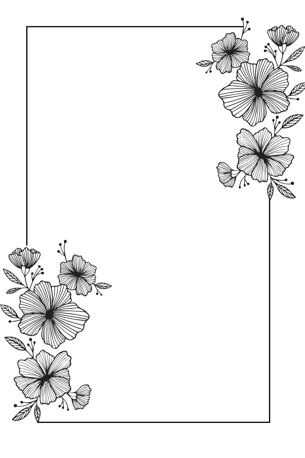 Printable Blank Aesthetic Rectangle {Frame} Templates [PDF Included ...