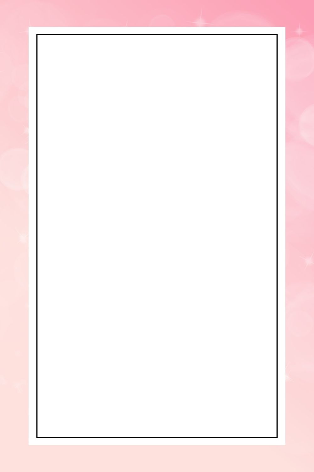Printable Blank Aesthetic Rectangle {Frame} Templates [PDF Included ...