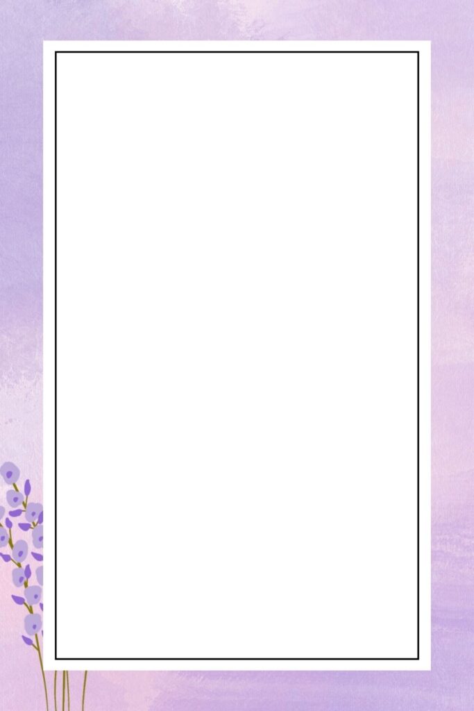 Printable Blank Aesthetic Rectangle {Frame} Templates [PDF Included ...