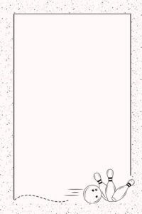 Printable Blank Bowling Invitation Templates [PDF Included ...