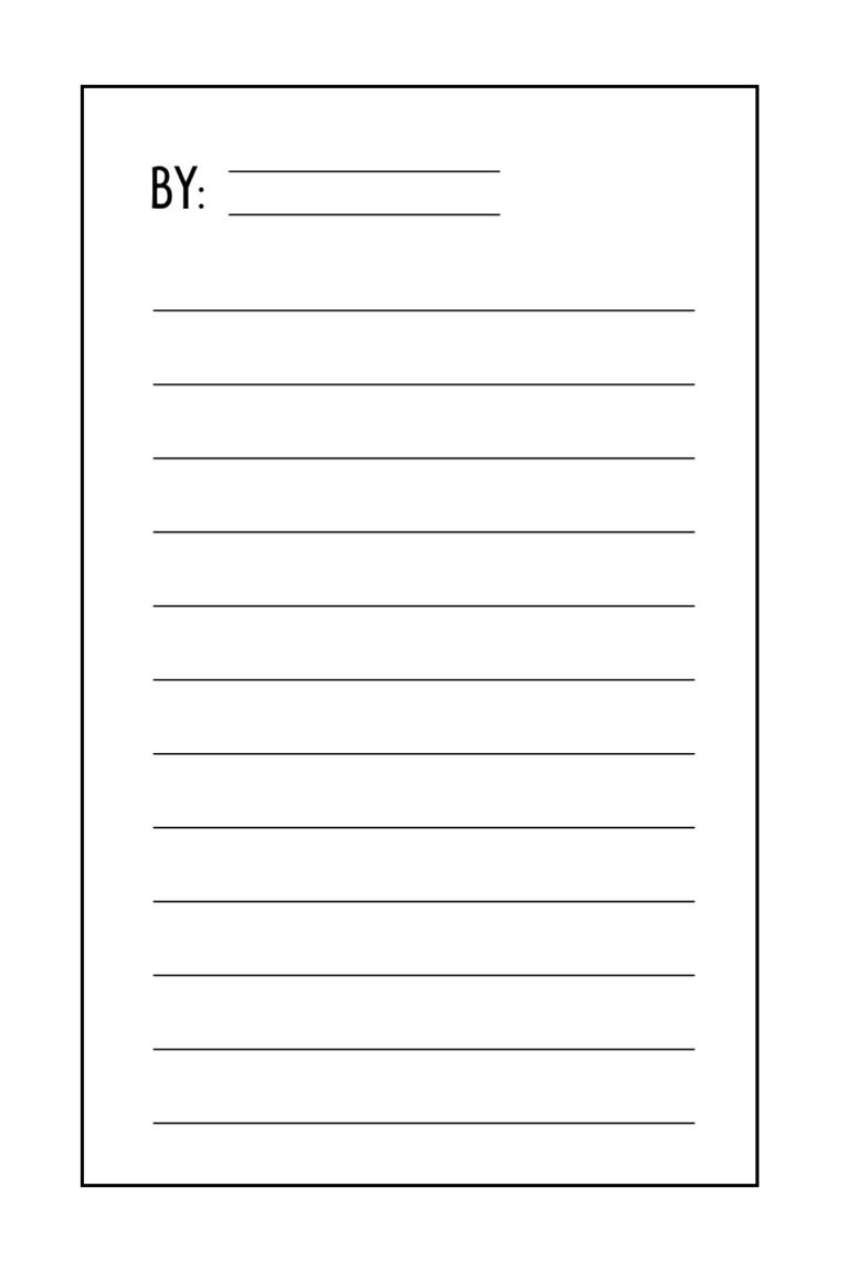Printable Blank Sheet Of Paper Templates [With PDF] - Printables Hub