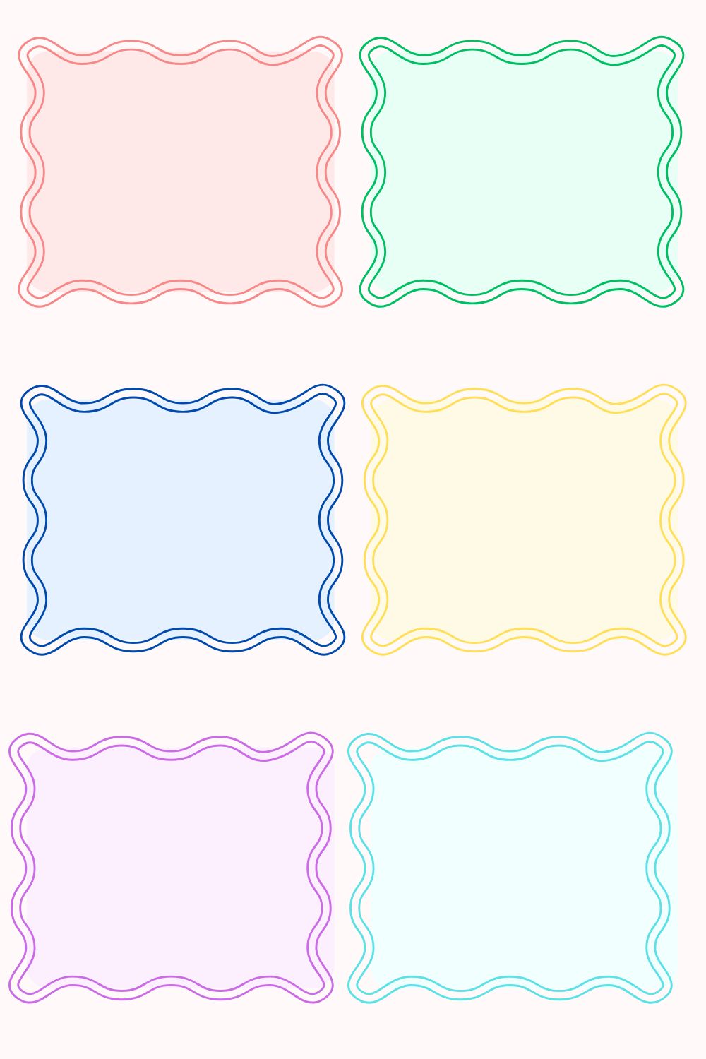 Free Printable Blank Stickers Templates [PDF Included] - Printables Hub