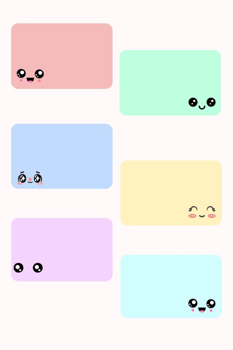 Free Printable Blank Stickers Templates [PDF Included] - Printables Hub