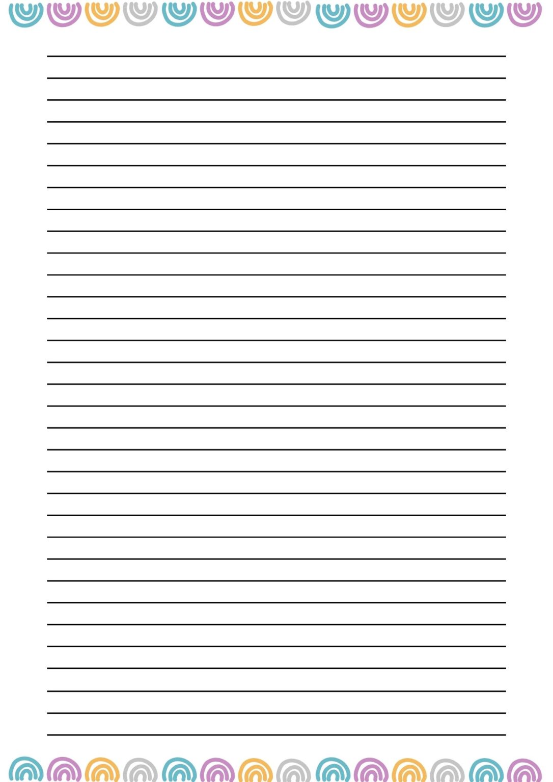 Free Printable A4 Writing Stationery/Sheets [PDF Included] - Printables Hub