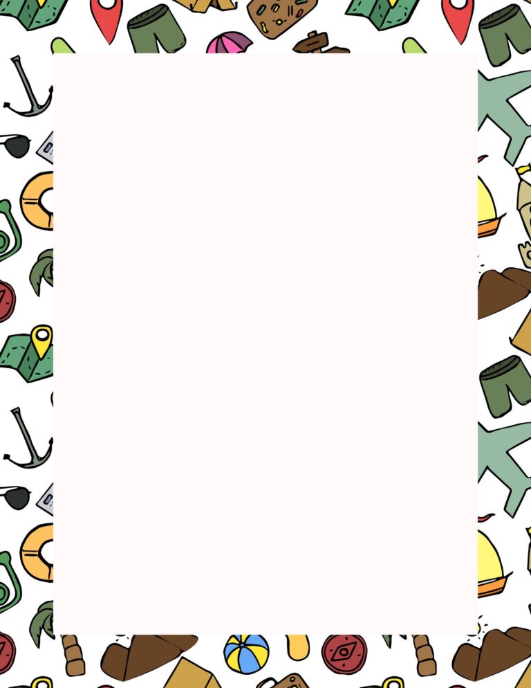 Printable Frames Borders Sheets - Printables Hub