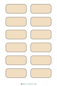Printable Blank Domino Templates [PDF Included] - Printables Hub