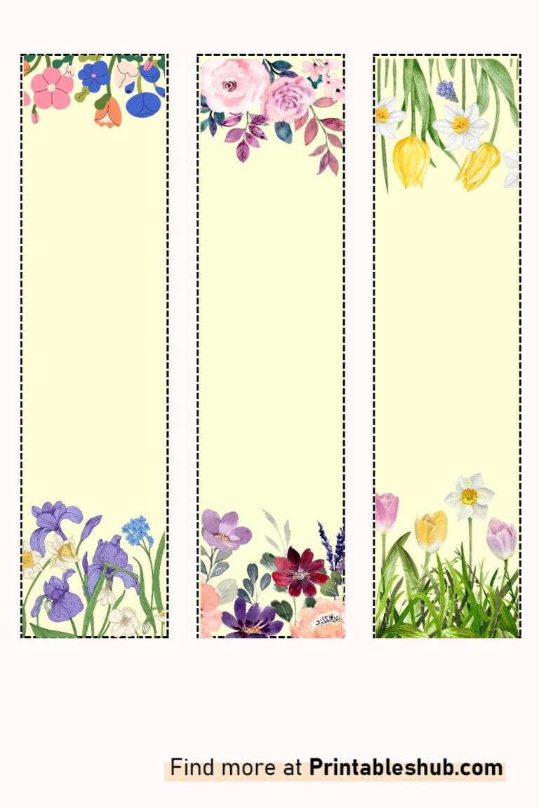 Free Printable Creative Bookmarks [PDF Included] - Printables Hub