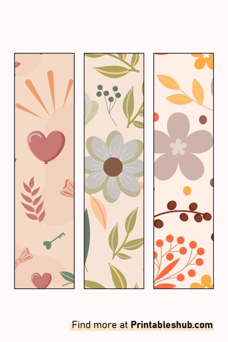 Free Printable Creative Bookmarks [PDF Included] - Printables Hub