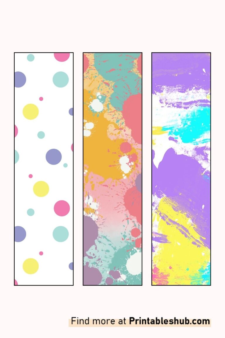 Free Printable Creative Bookmarks [PDF Included] - Printables Hub