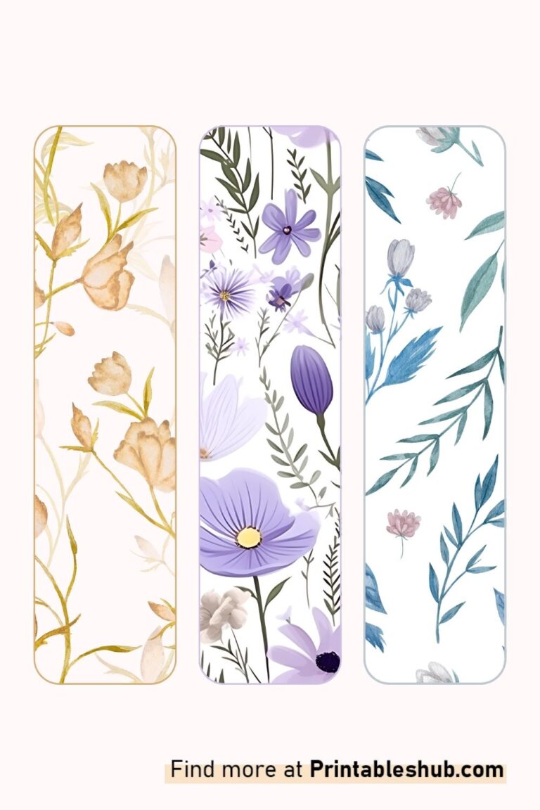 Free Printable Creative Bookmarks [PDF Included] - Printables Hub