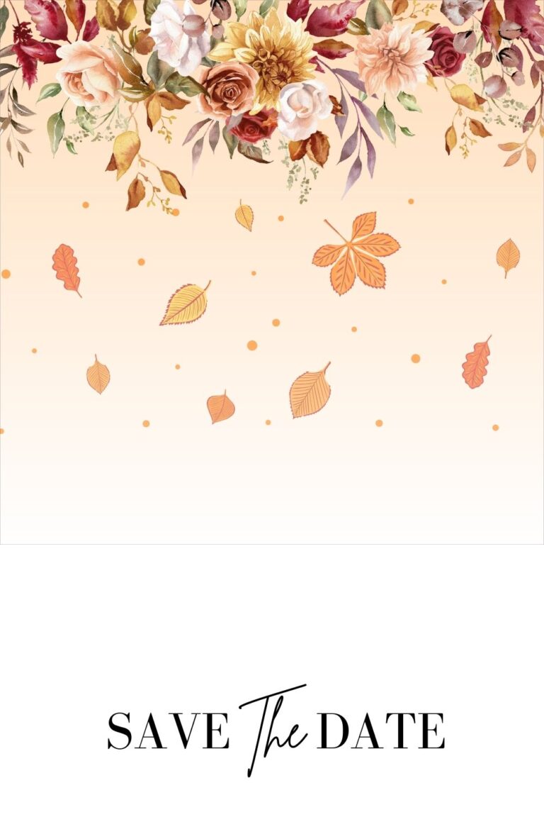 Printable Save the Date Templates - Printables Hub