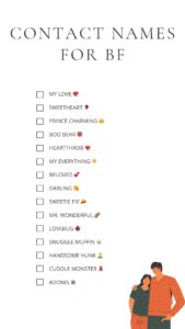 Printable List Of Contact Name Ideas - Printables Hub