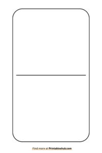 Printable Blank Domino Templates [PDF Included] - Printables Hub