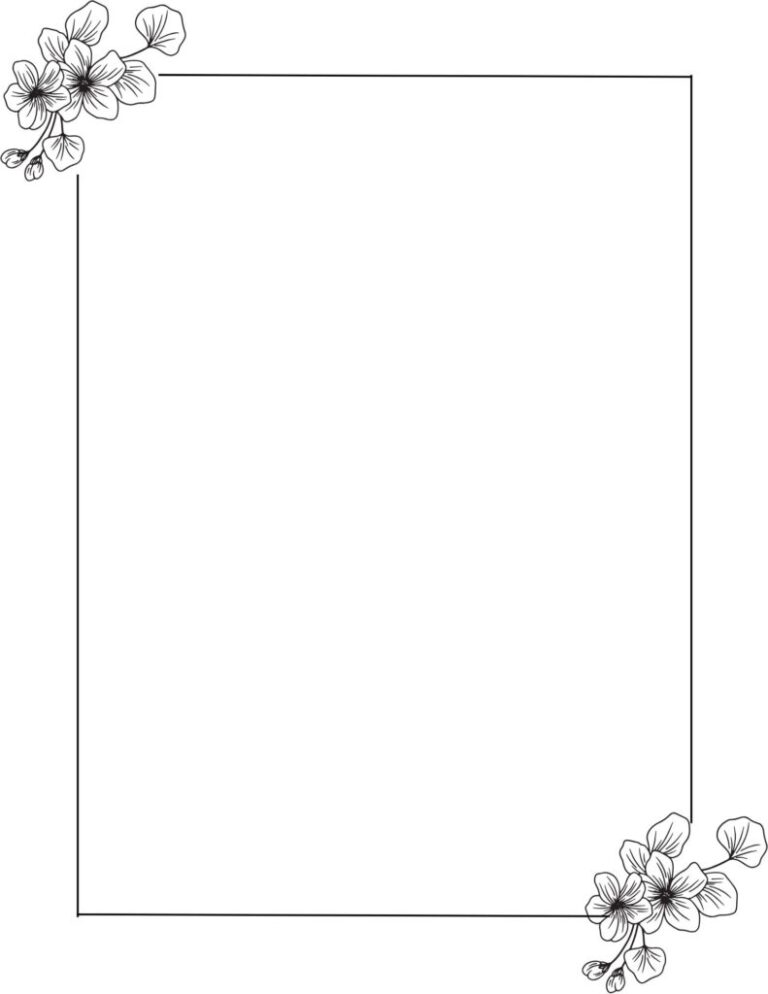 Printable Frames Borders Sheets - Printables Hub