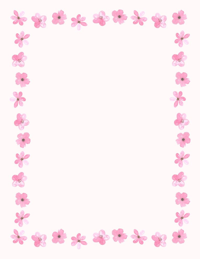 Printable Frames Borders Sheets - Printables Hub