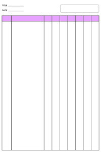 Printable 9-column chart templates [PDF Included] - Printables Hub