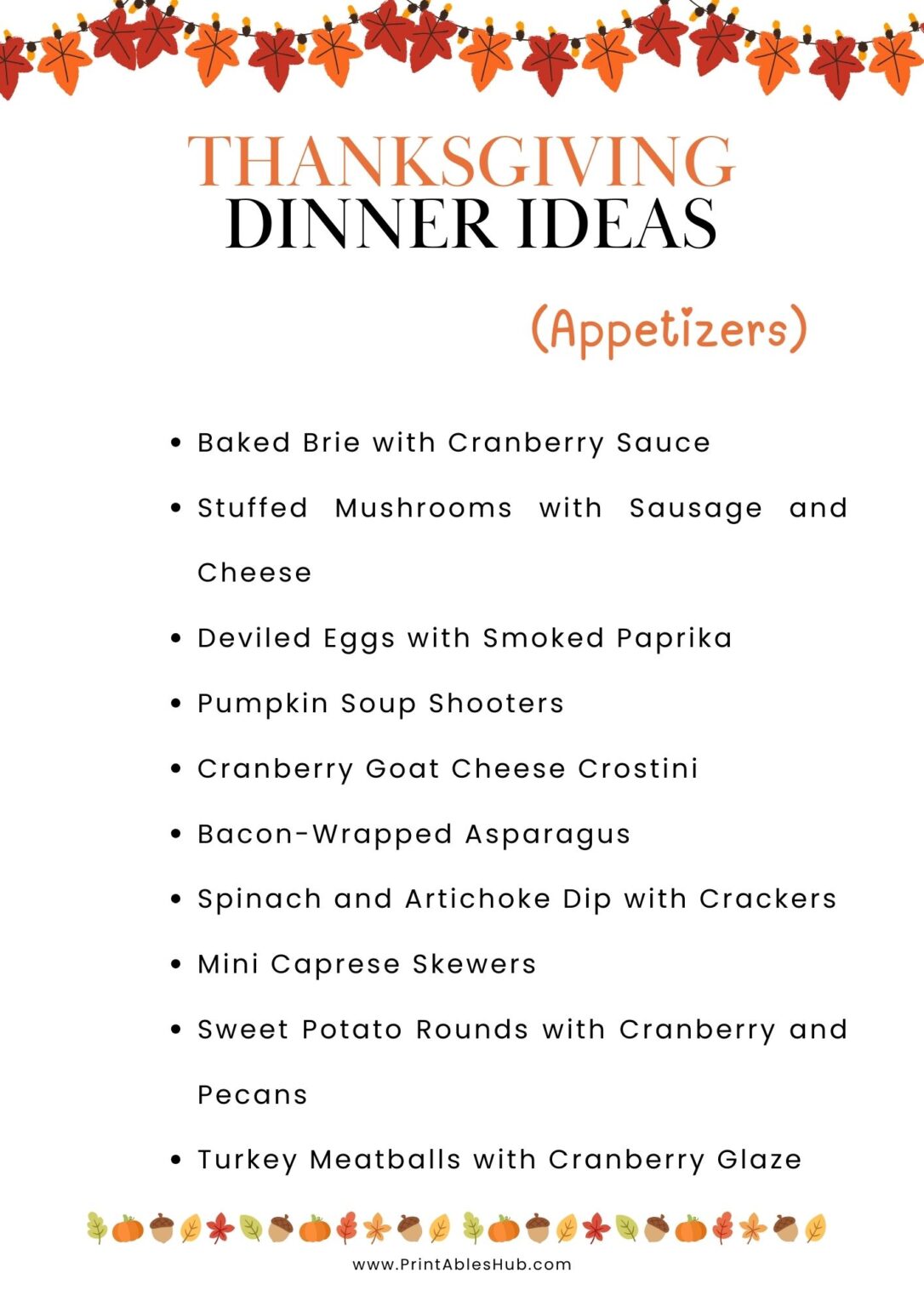 Printable List Of Easy Dinner Ideas [PDF Also Included] - Printables Hub