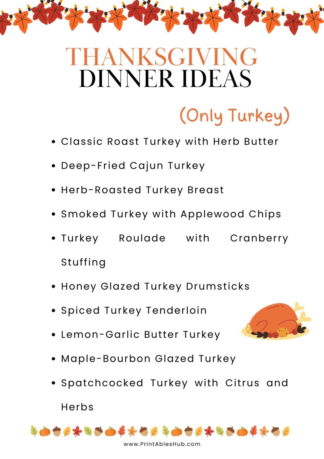 Printable List Of Easy Dinner Ideas [PDF Also Included] - Printables Hub