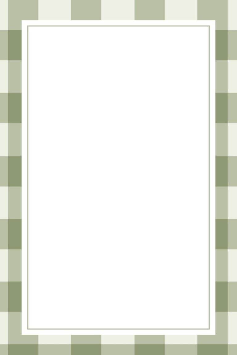 Printable Blank Aesthetic Rectangle {Frame} Templates [PDF Included ...