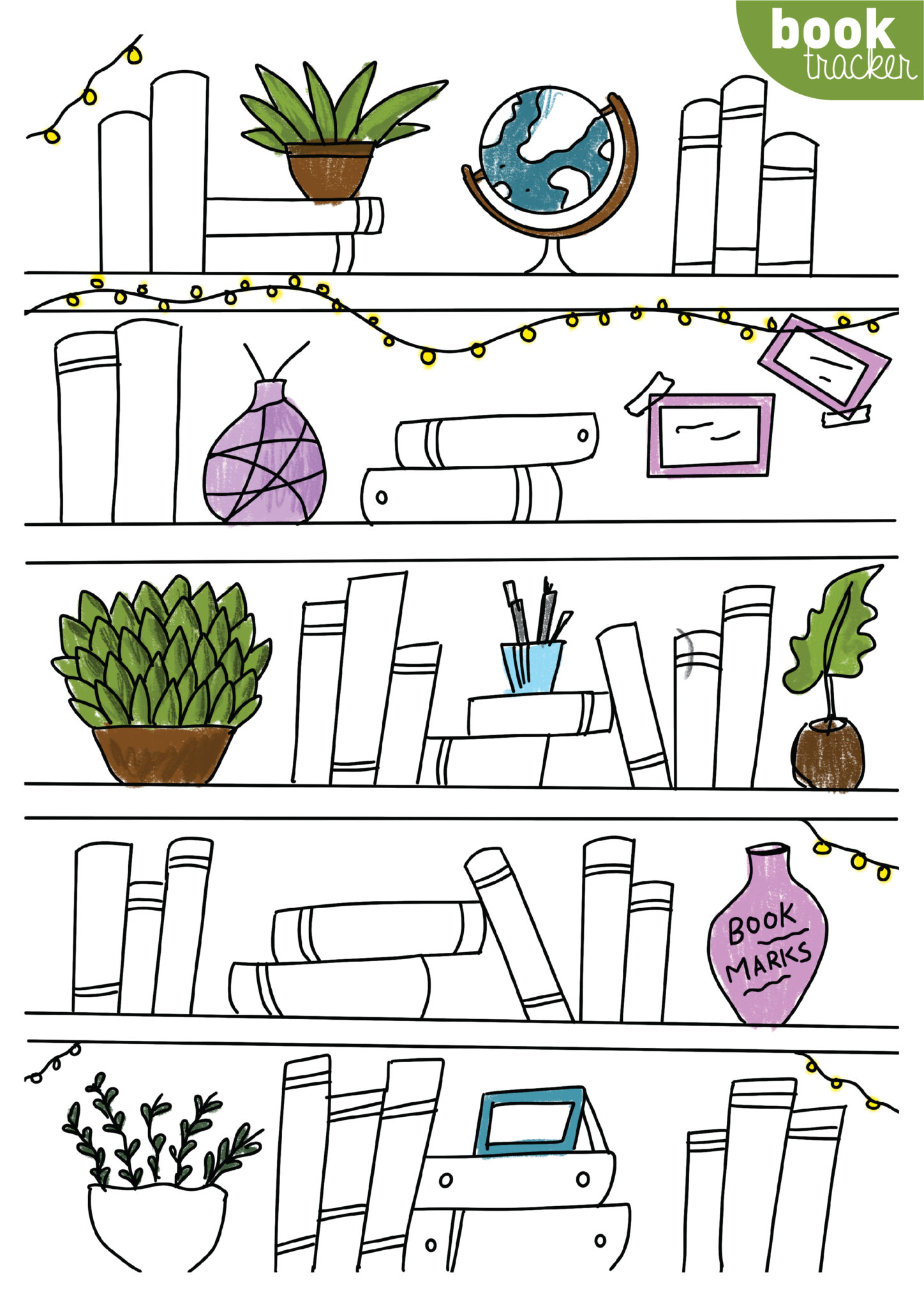 Free Printable Book Tracker Templates [PDF Included] - Printables Hub