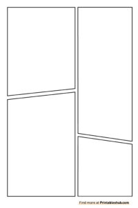 Free Printable Comic Strips/Pages Templates [PDF Included] - Printables Hub