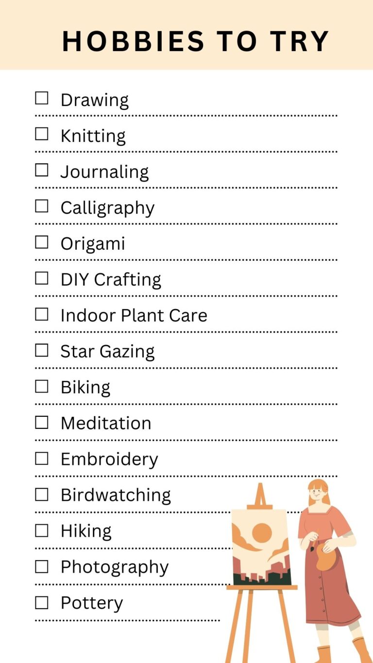 Printable List Of Hobbies To Try - Printables Hub