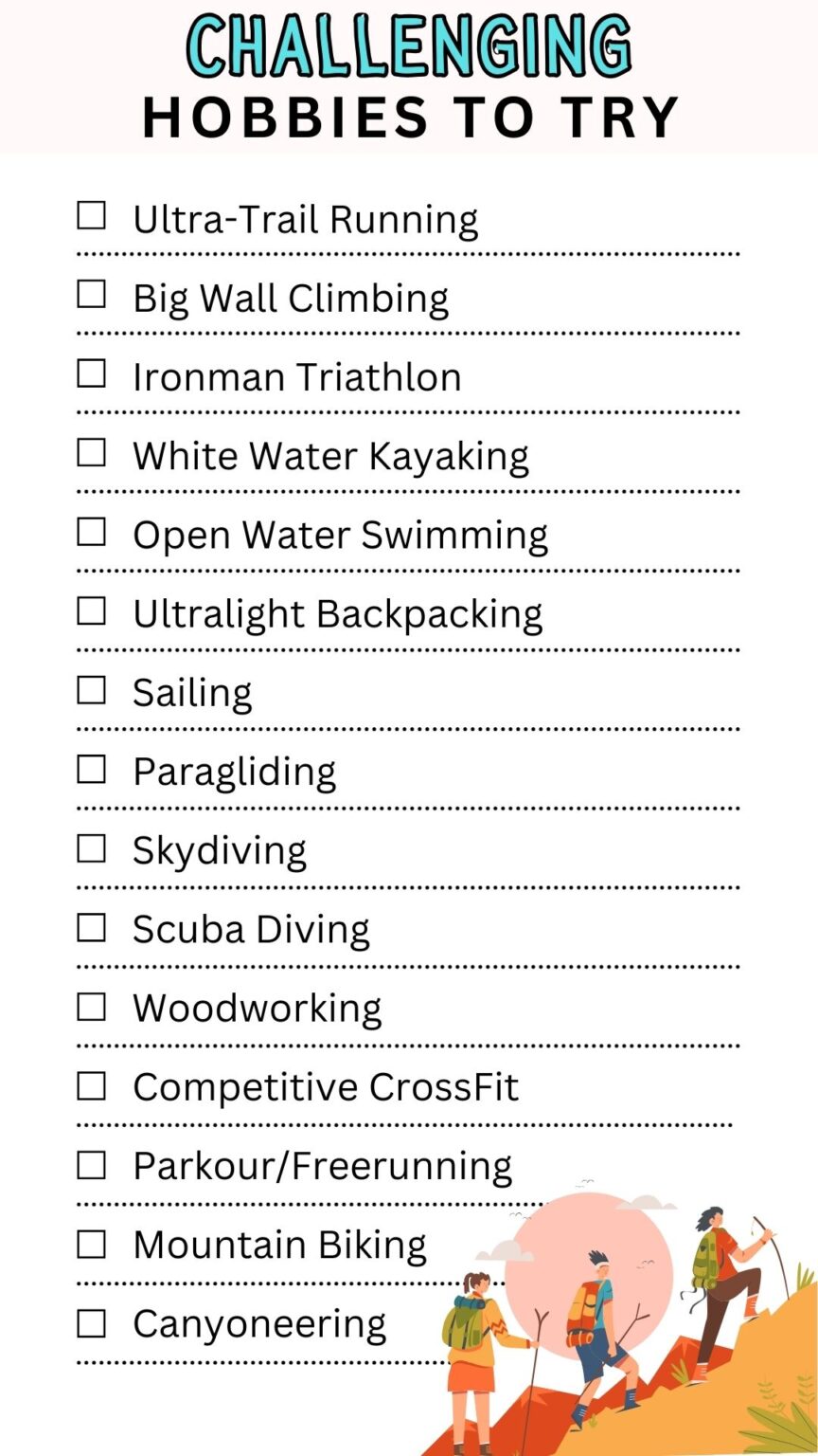 Printable List Of Hobbies To Try - Printables Hub