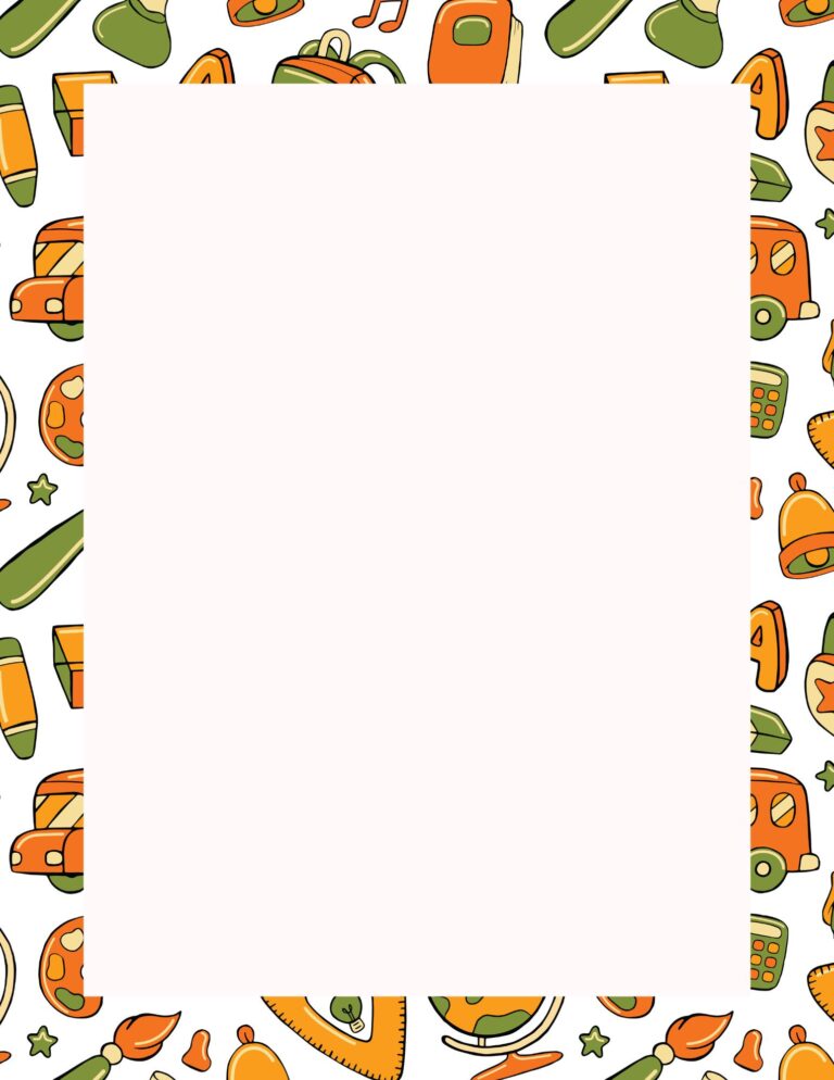 Printable Frames Borders Sheets - Printables Hub
