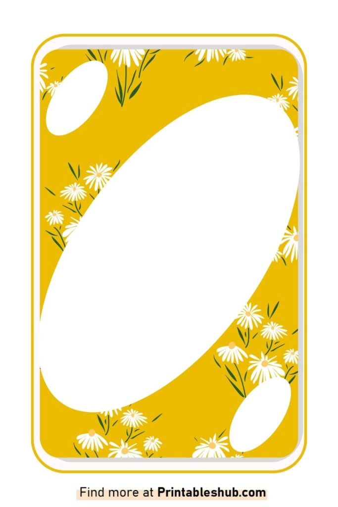 Free Printable Blank UNO Cards Template [PDF] - Printables Hub