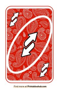 Free Printable UNO Reverse Cards With Blank Template [PDF Included ...