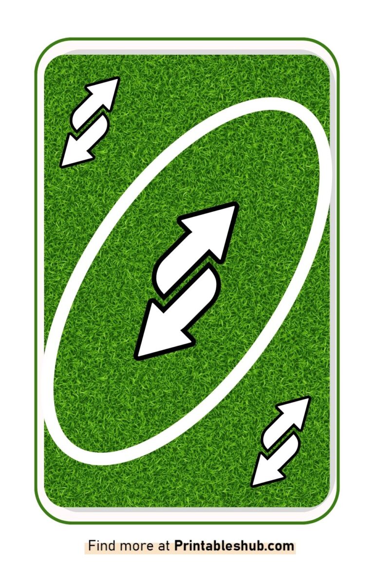 Free Printable UNO Reverse Cards With Blank Template [PDF Included ...