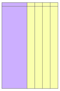 Free Printable 5 Column Charts [PDF] Template - Printables Hub