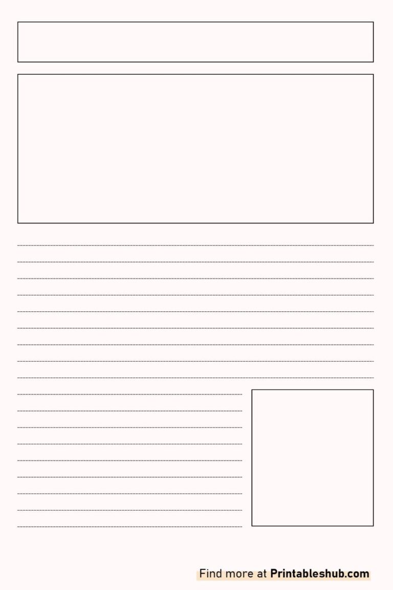 Free Printable Blank Fact Sheet Templates [PDF Included] - Printables Hub