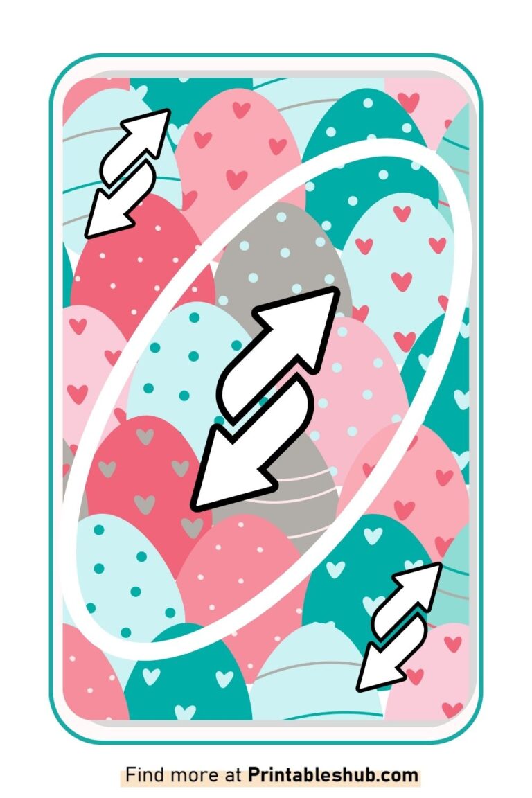 Free Printable UNO Reverse Cards With Blank Template [PDF Included ...