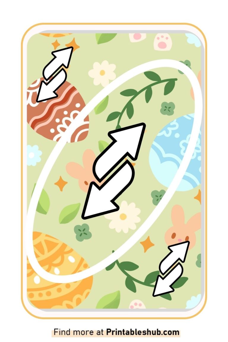 Free Printable UNO Reverse Cards With Blank Template [PDF Included ...