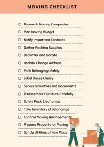 Free Printable Moving Checklists [Blank Templates Also Included ...