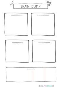 Printable Brain Dump Templates [PDF Included] - Printables Hub