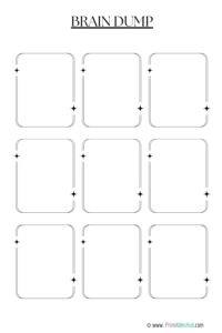 Printable Brain Dump Templates [PDF Included] - Printables Hub