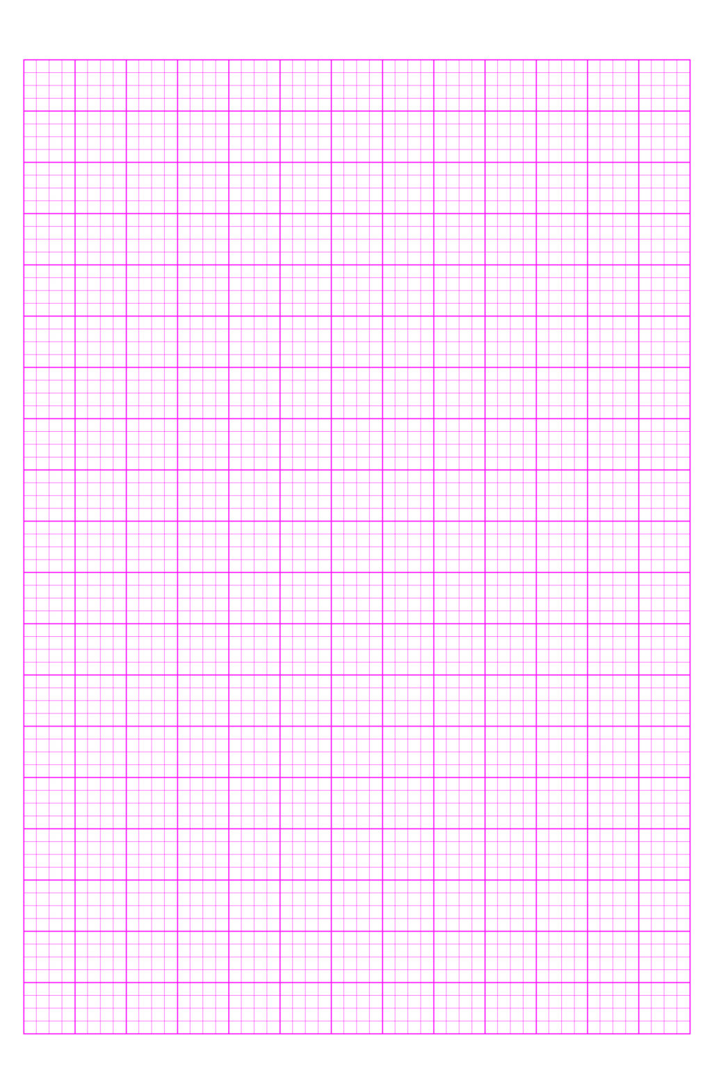 Free Printable 1 Inch Grid Paper {PDF Included} - Printables Hub