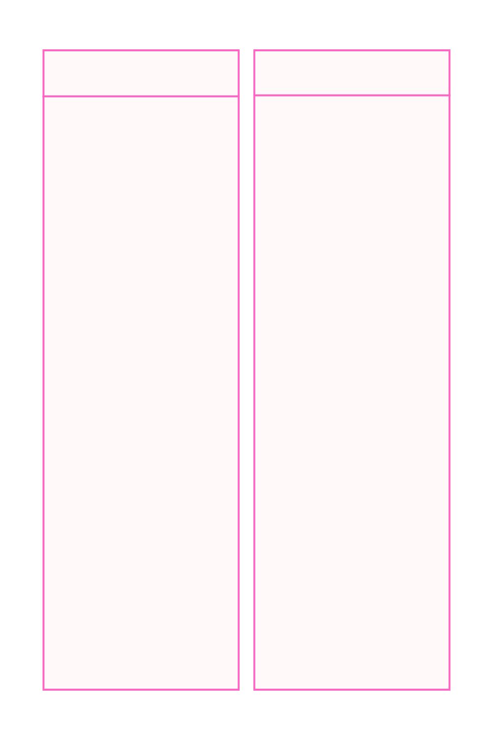 Free Printable 2-Column Chart Templates [With PDF] - Printables Hub