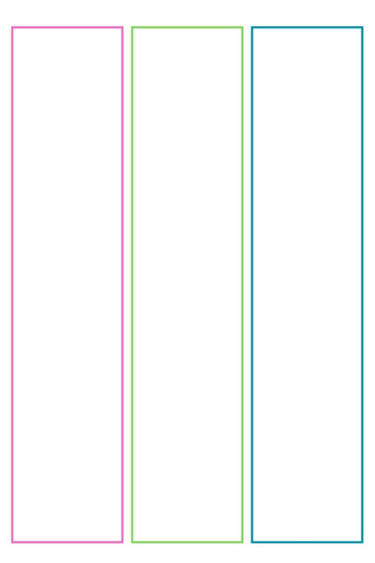 Free Printable 3-Column Chart Templates [PDF Included] - Printables Hub