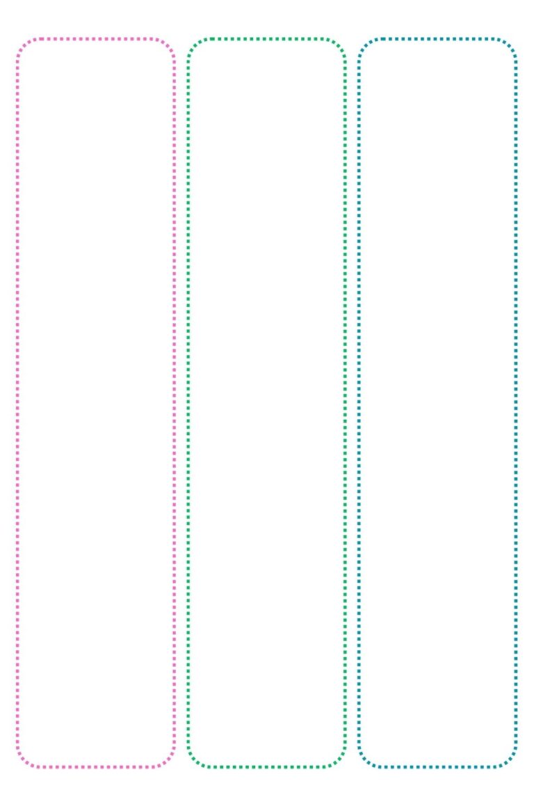 Free Printable 3-Column Chart Templates [PDF Included] - Printables Hub