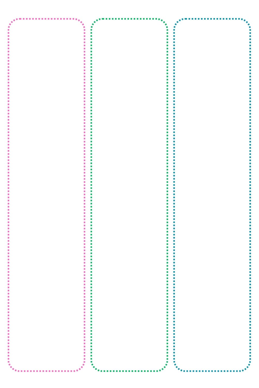 Free Printable 3-Column Chart Templates [PDF Included] - Printables Hub