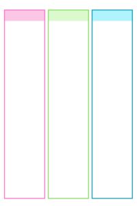 Free Printable 3-Column Chart Templates [PDF Included] - Printables Hub