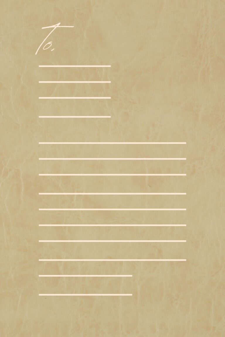 Free Printable Blank Letter Templates [PDF Included] - Printables Hub