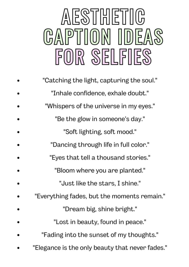 Printable List Of Instagram Caption Ideas - Printables Hub
