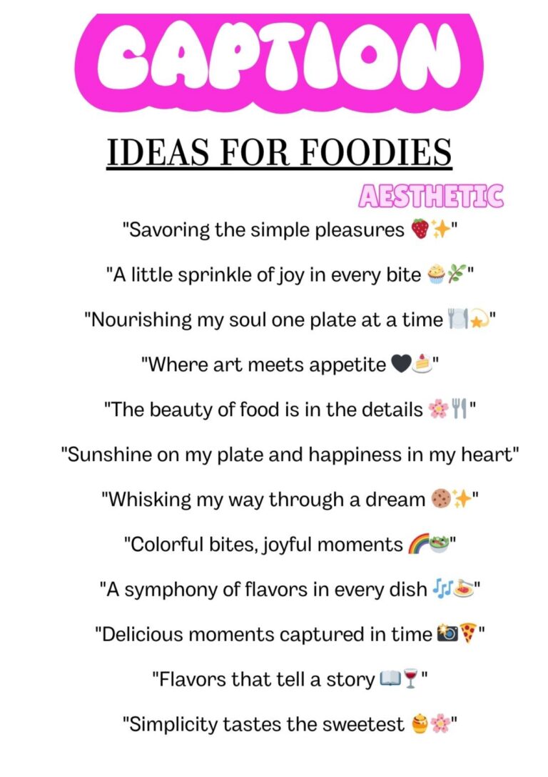 Printable List Of Instagram Caption Ideas - Printables Hub