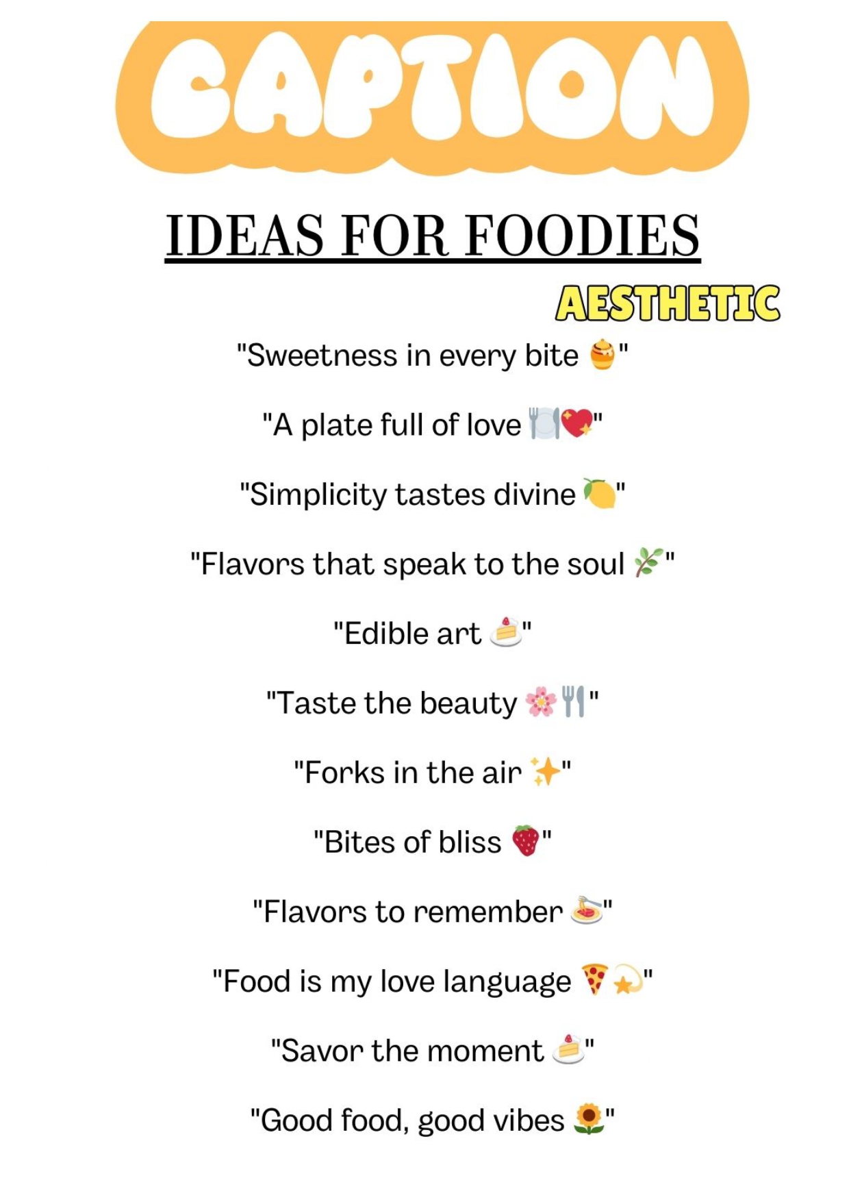 Printable List Of Instagram Caption Ideas - Printables Hub