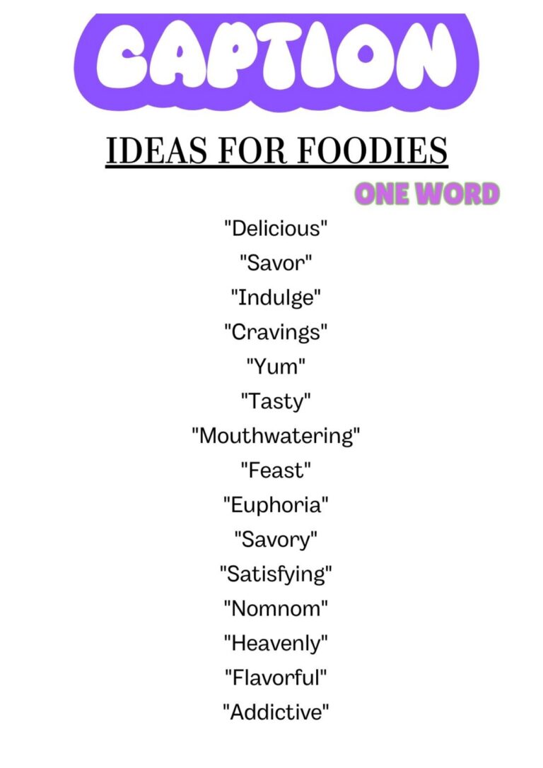 Printable List Of Instagram Caption Ideas - Printables Hub
